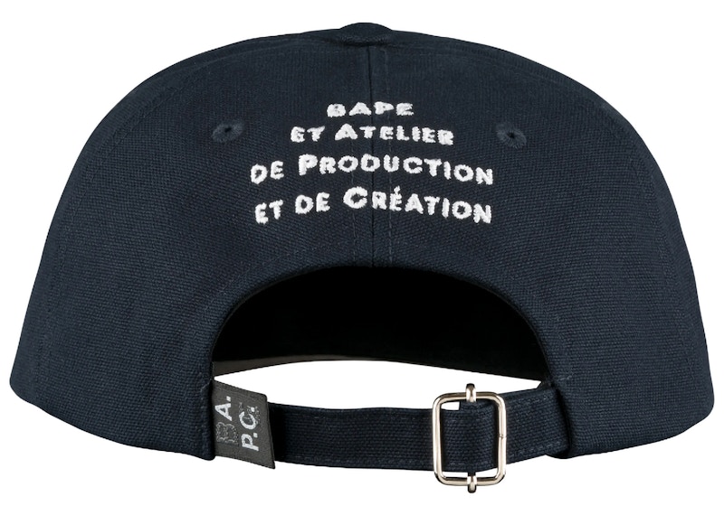 BAPE x A.P.C. Milo on APC Cotton Cap Navy - FW22 - US