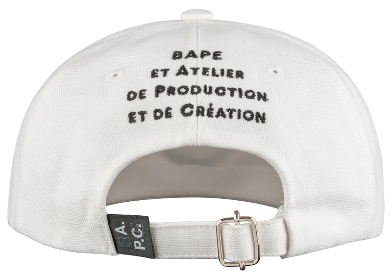 BAPE x A.P.C. Milo on APC Cotton Cap White - FW22 - US