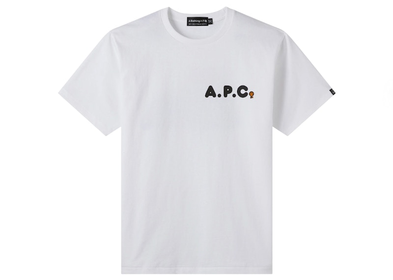 BAPE x A.P.C. Women's Milo on APC Wide T-Shirt White - FW22 - US