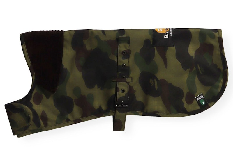 BAPE x Barbour 1st Camo Dog Coat Green Men's - FW21 - GB