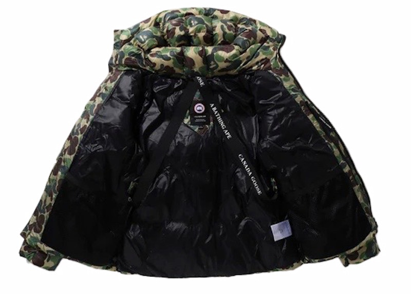 BAPE x Canada Goose Crofton Puffer Jacket Green Men's - FW23 - US