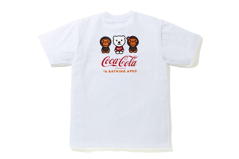 BAPE x Coca Cola Milo Sport Climbing Tee White Men's - SS20 - US