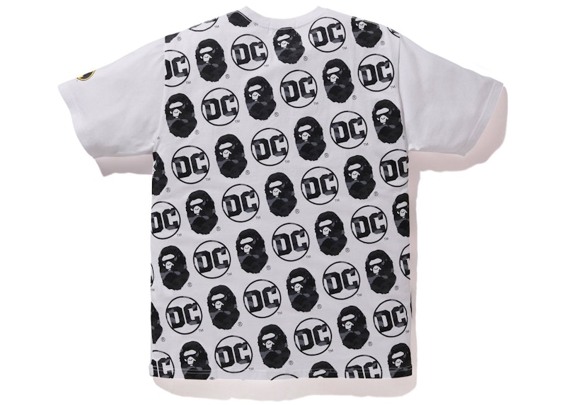 BAPE x DC Tee White/Black Men's - FW20 - US