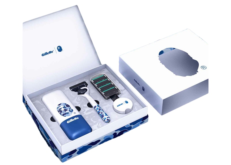 BAPE x Gillette Limited Edition Razor (Large Box Set, 4 Spare Razors) - US