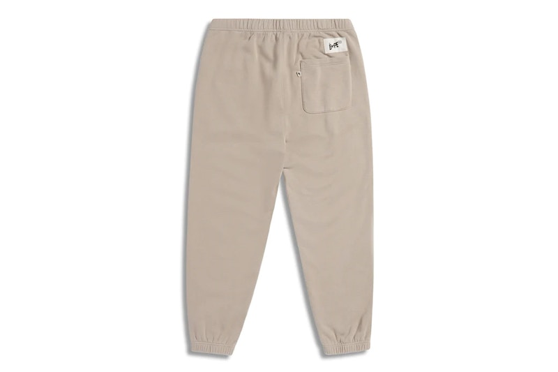 BAPE x Highsnobiety Sweat Pants Beige Men's - FW23 - US