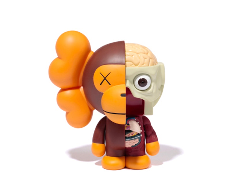 BAPE x KAWS Dissected Milo Vinyl Figure Brown - US