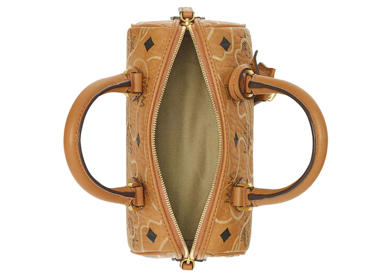 BAPE x MCM Mini Boston Bag Beige - SS24 - US