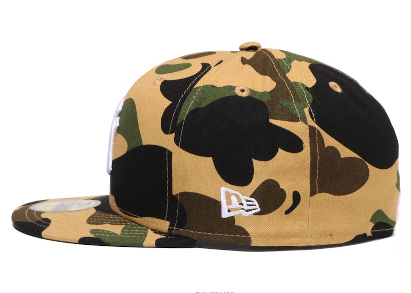 BAPE x MLB New Era Yankees 59Fifty Fitted Cap Yellow Men's - SS24 - US