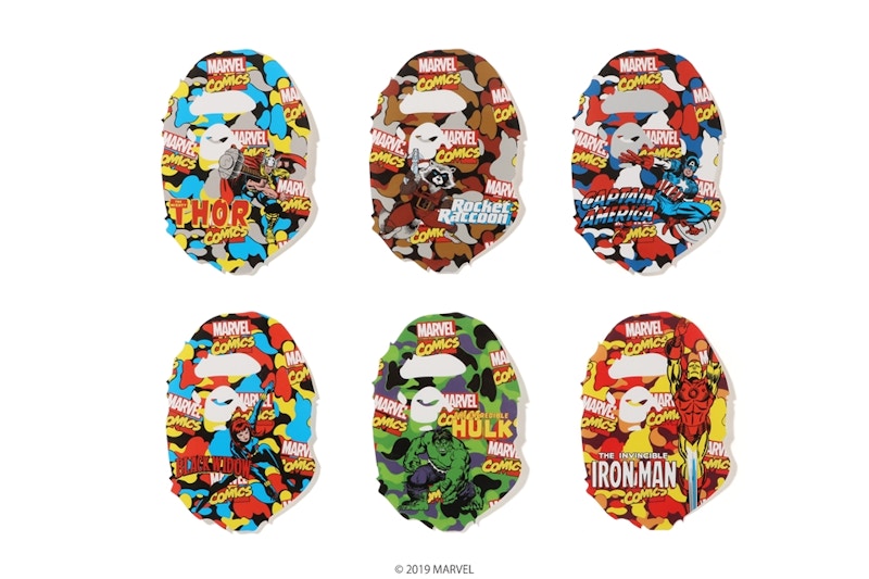 BAPE x Marvel Stickers Multi - SS19 - US