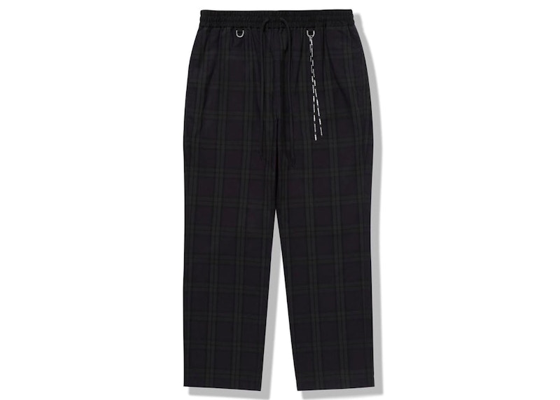 BAPE x Mastermind Check Pants Green Men's - FW22 - US