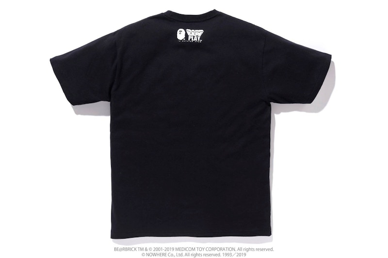 BAPE x Medicom Toy Camo Bape Play Tee Black Men's - FW19 - US