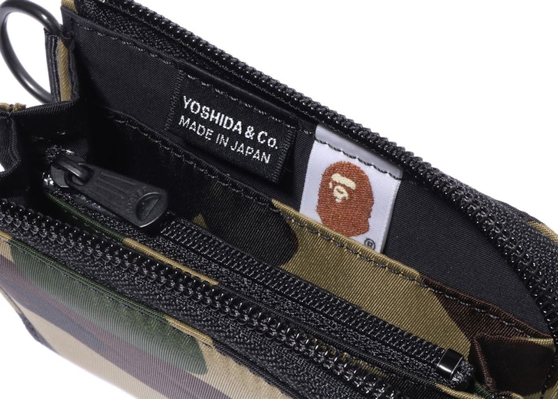 BAPE x Porter 1st Camo Mini Wallet Green Black - SS22 - US