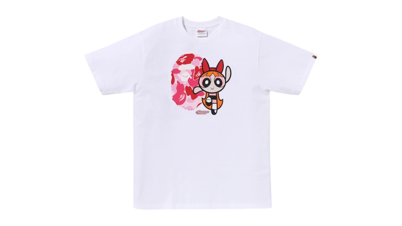 BAPE x Power Puff Girls Ape Head Blossom Tee White Men's - FW25 - US