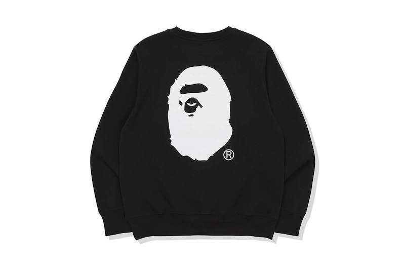 BAPE x Russell Crewneck Black Men's - FW20 - US