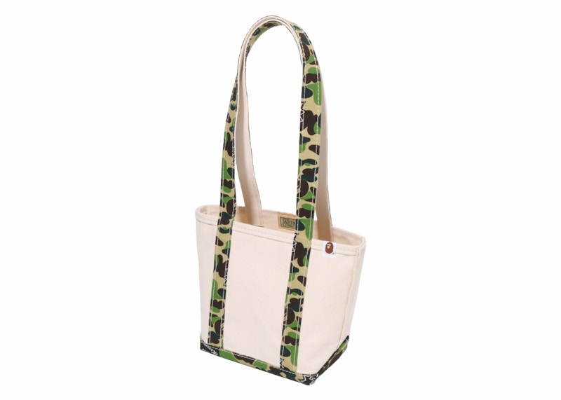BAPE x Saint Mxxxxxx Small Tote Bag Ivory Men's - SS24 - US