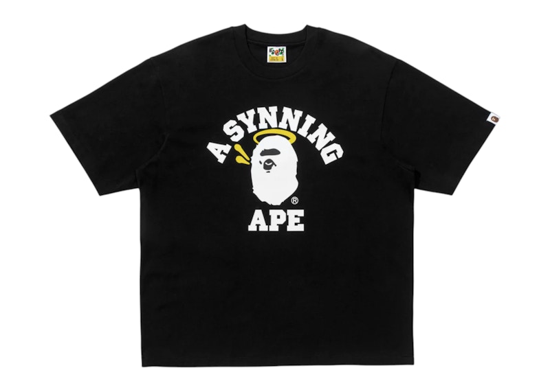 BAPE x Spotify x Central Cee College Relaxed Fit Tee Black Men's - FW25 - US