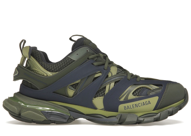 Balenciaga Track Green Navy Yellow Men's - 542023W3AD13123 - US