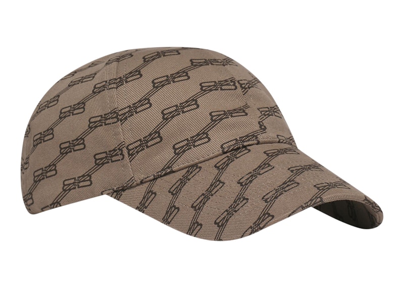 Balenciaga BB Monogram Cap Beige Men's - US