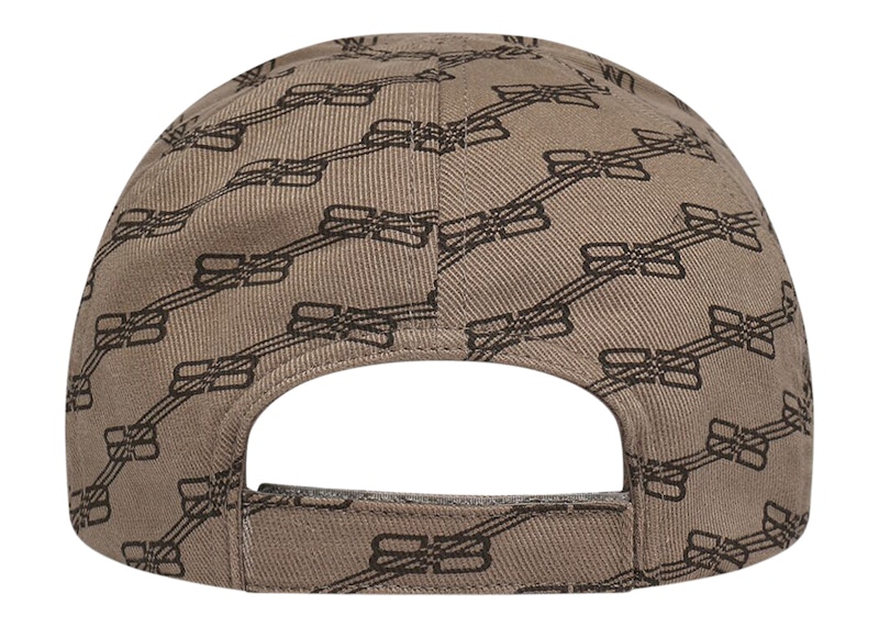 Balenciaga BB Monogram Cap Beige Men's - US