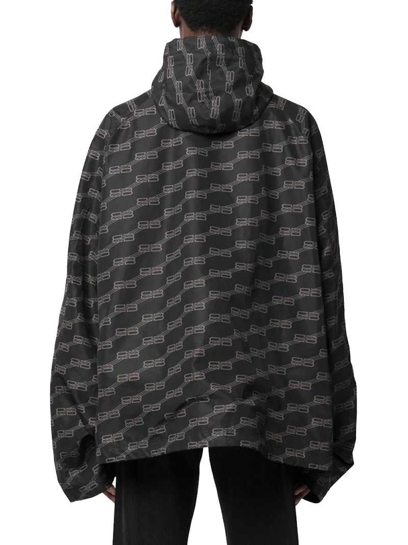 Balenciaga BB Monogram Lightweight Jacket Black Men's - US