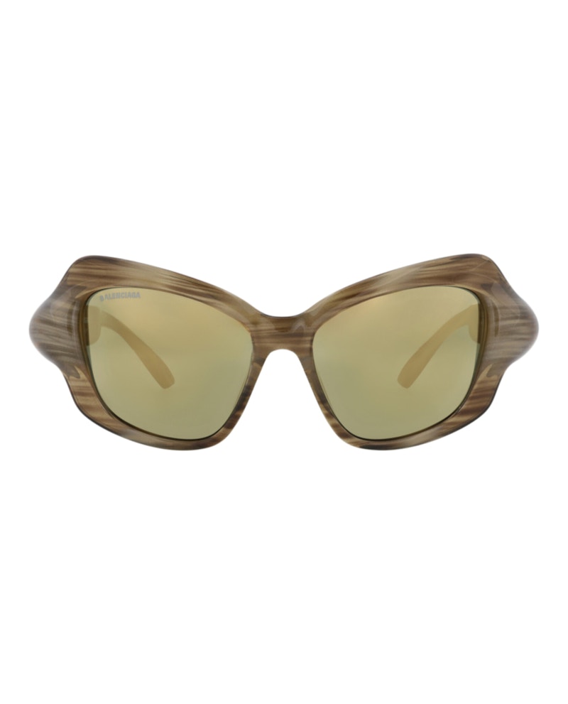 Balenciaga Cat Eye-Frame Bio Injection Sunglasses Havana Havana Bronze ...