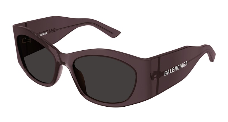 Balenciaga Cat Eye Sunglasses Brown/Grey (BB0329S-004) in Acetate/Metal ...