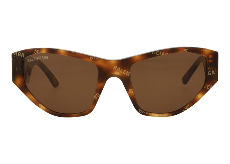 Balenciaga Cat Eye Sunglasses Havana/Havana Brown (BB0097S-30008869-003 ...
