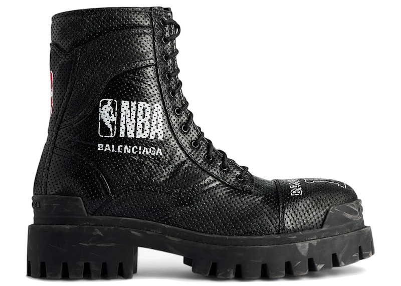 Balenciaga Combat Strike Boot NBA Black Men's - 845015 WCD4A 1088 - US