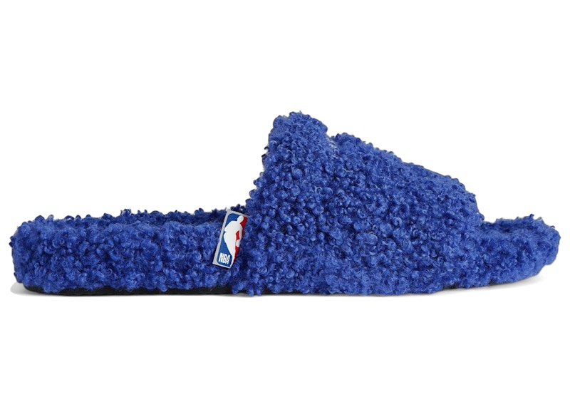 Balenciaga Furry Open Mule NBA Blue White Men's - 654747 W14C5 4094 - US
