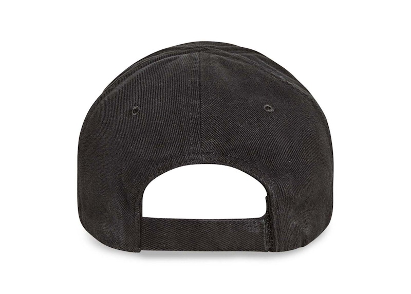 Balenciaga Gaffer Cap Black in Cotton - US