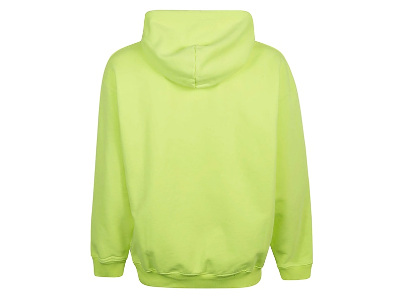 Balenciaga Logo Hoodie 'Fluo Yellow/Black' Hoodie Fluo Yellow/Black Men's - US