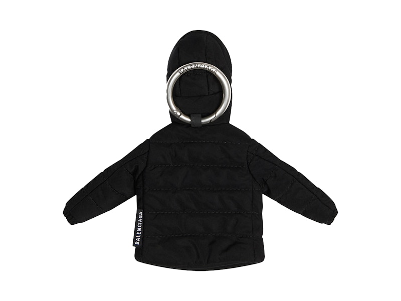 Balenciaga Micro Parka Puffer Keyring Black - SS22 - US