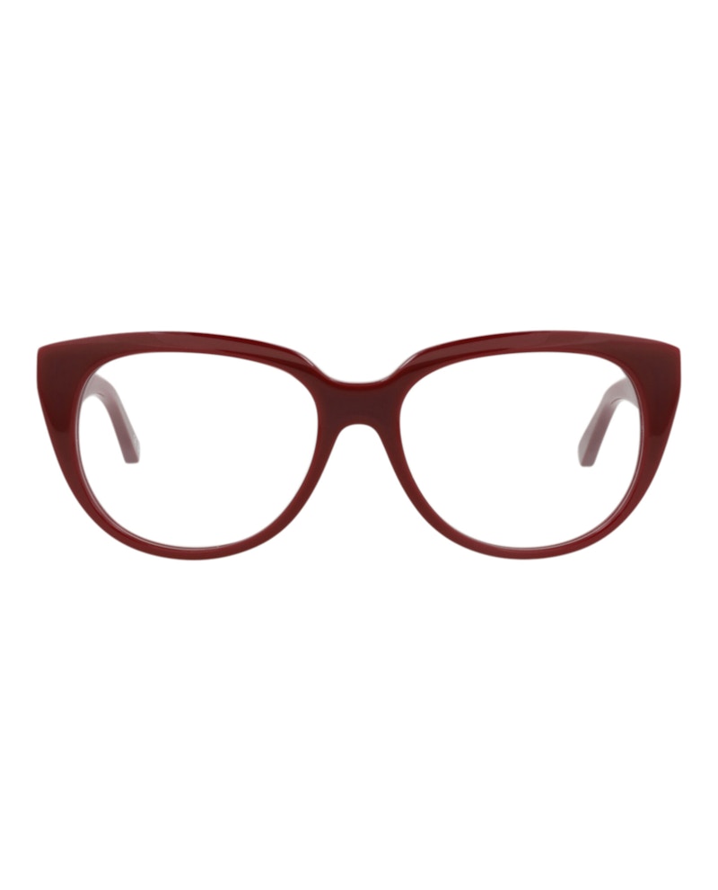 Balenciaga Round-Frame Acetate Optical Frames Burgundy Burgundy ...