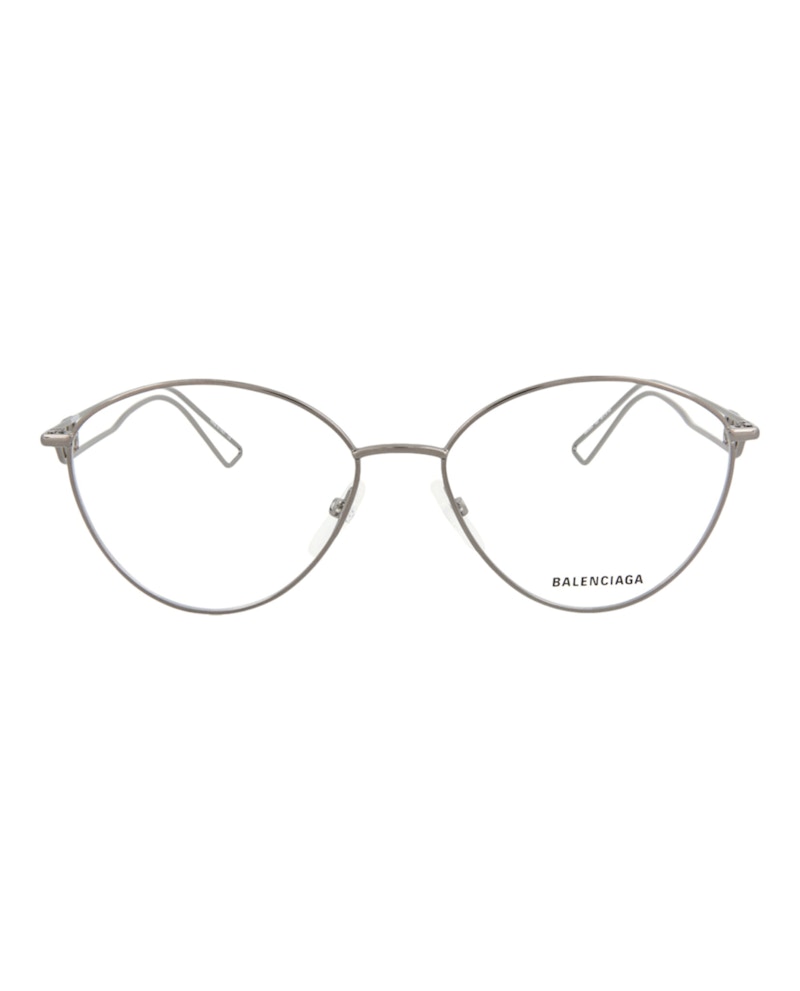 Balenciaga Round-Frame Metal Optical Frames Ruthenium Ruthenium ...