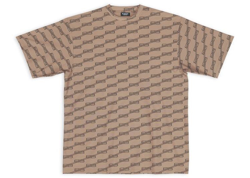 Balenciaga SW Swim T-Shirt Beige Men's - US