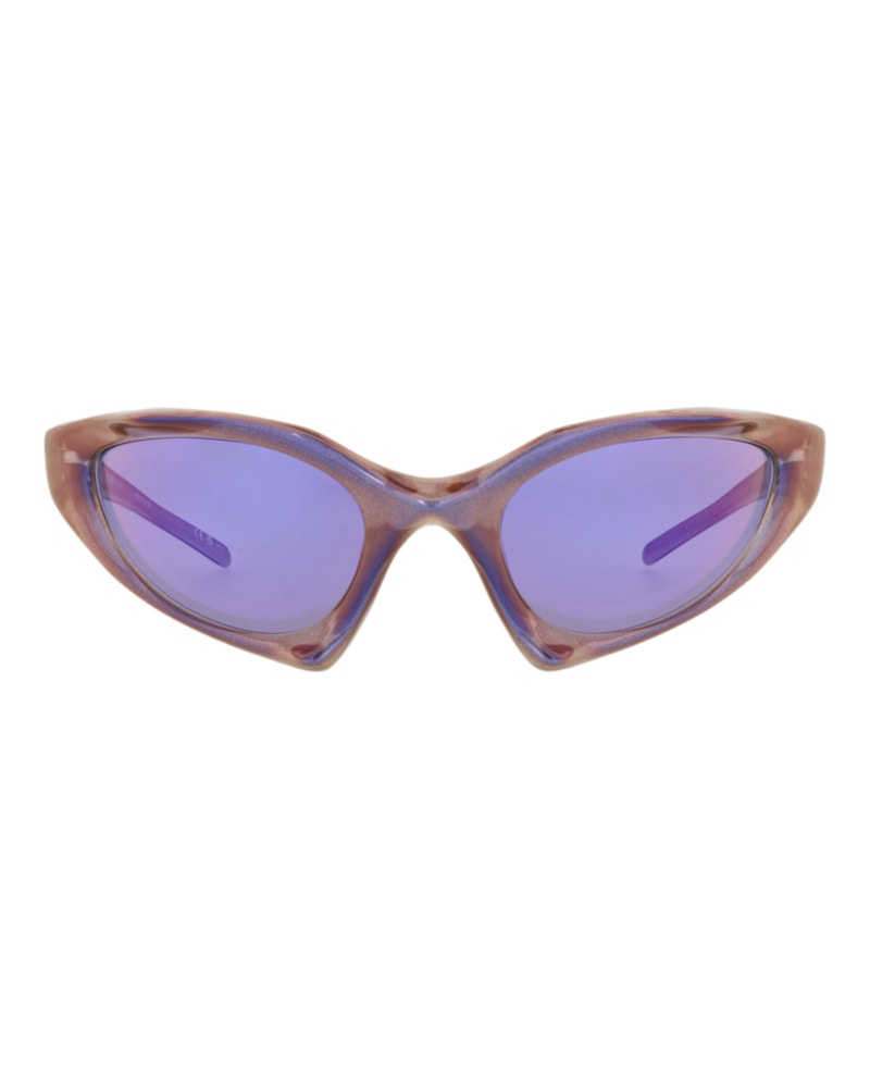Balenciaga Shield-Frame Bio Injection Sunglasses Violet Violet Violet ...