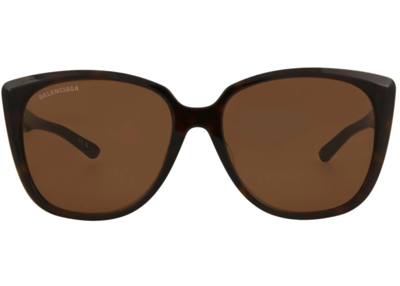 Balenciaga Square Frame Acetate Sunglasses Havanabrown Bb0175sa