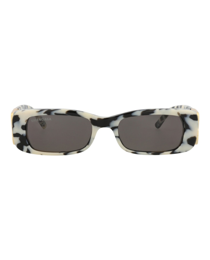 Balenciaga Square-Frame Recycled Acetate Sunglasses Havana Gold Grey ...