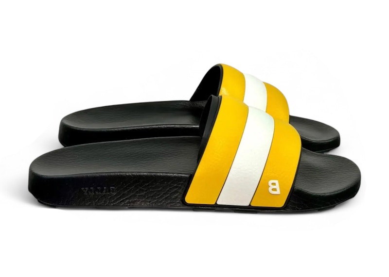 Bally Sleter Rubber Sandals Yellow Men's - 6221304 - US