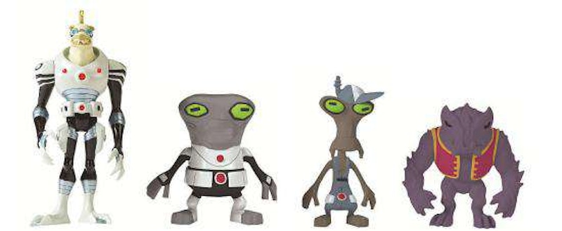 Bandai America Ben 10 Omniverse Pettaliday, Driba, Blukic & Solid Plugg ...