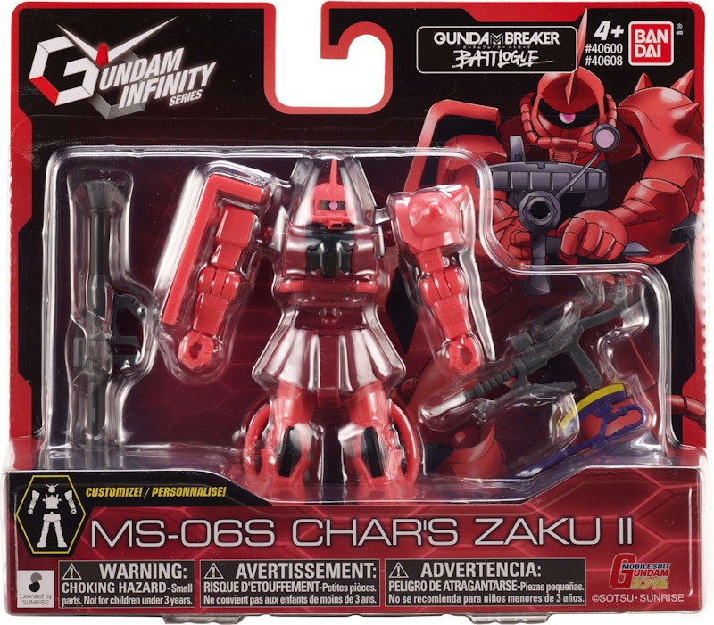 Bandai America Gundam Infinity Zaku Red Action Figure - US