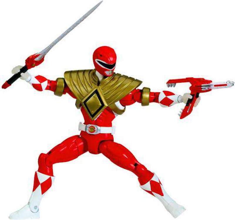 Bandai America Power Rangers Deluxe Armored Mighty Morphin Red Ranger ...