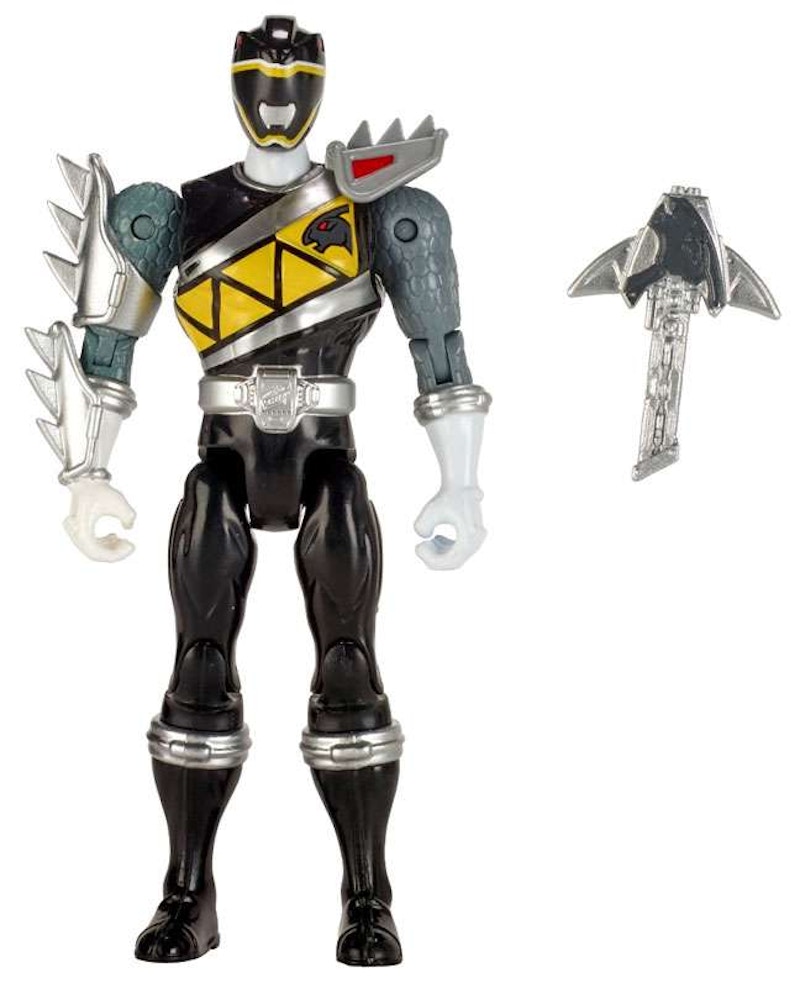 Bandai America Power Rangers Dino Super Charge Dino Steel Black Ranger ...
