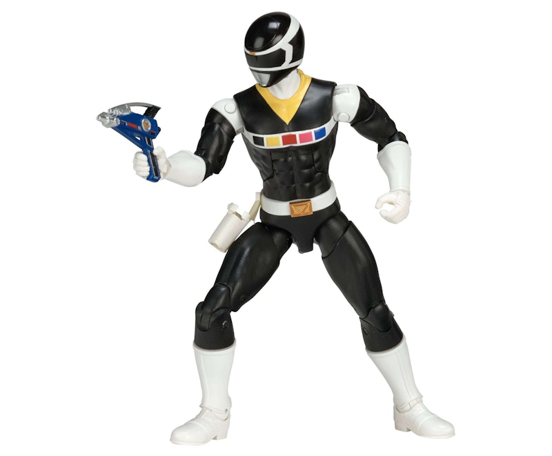 Bandai America Power Rangers Legacy Build A Megazord Black Ranger PRIS ...