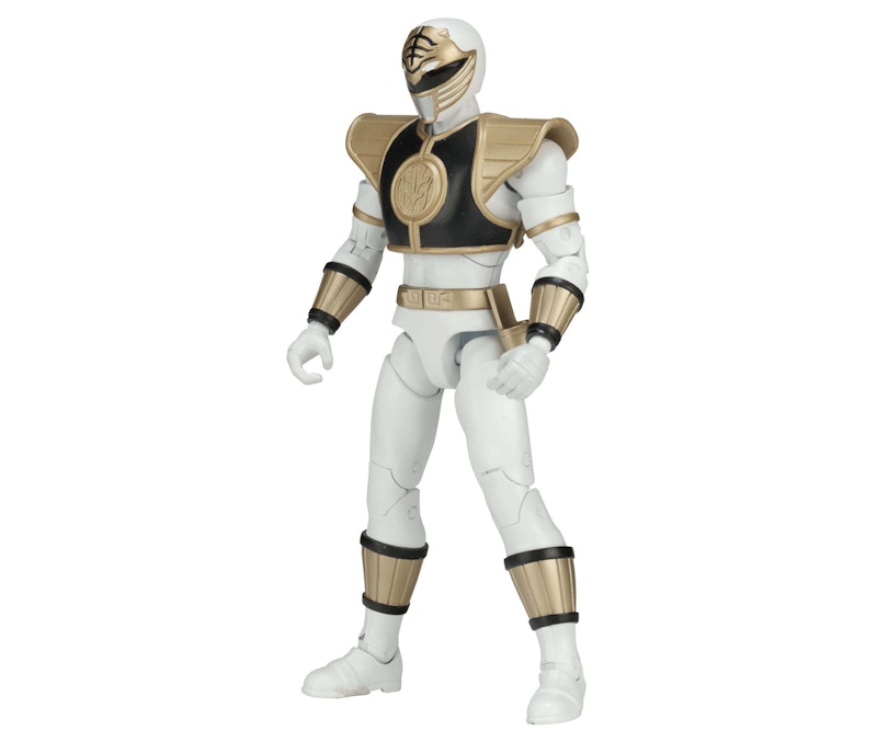 Bandai America Power Rangers Legacy Build A Megazord White Ranger MMPR ...