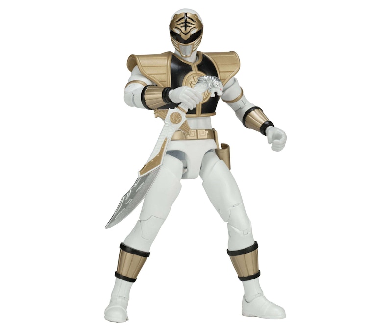 Bandai America Power Rangers Legacy Build A Megazord White Ranger MMPR ...