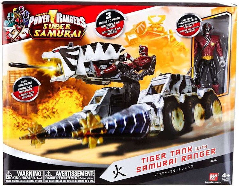Bandai America Power Rangers Super Samurai Tiger Tank with Samurai ...