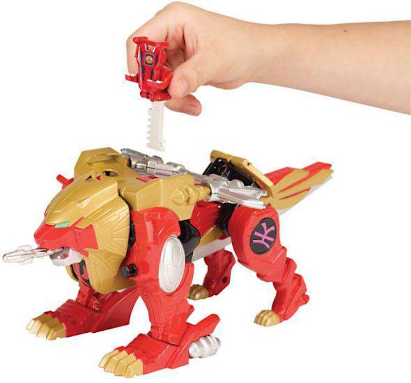 Bandai America Power Rangers Zord Builder Wild Force Red Lion Action ...