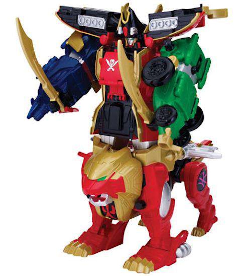 Bandai America Power Rangers Zord Builder Wild Force Red Lion Action ...