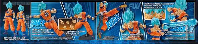 Bandai Japan Dragon Ball-Rise Standard Super Saiyan Blue Son Goku Model ...